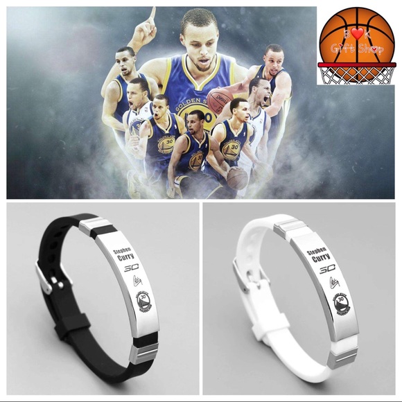 NBA | Accessories | Nba Curry Silicone Wristband Adjustable Bracelet ...